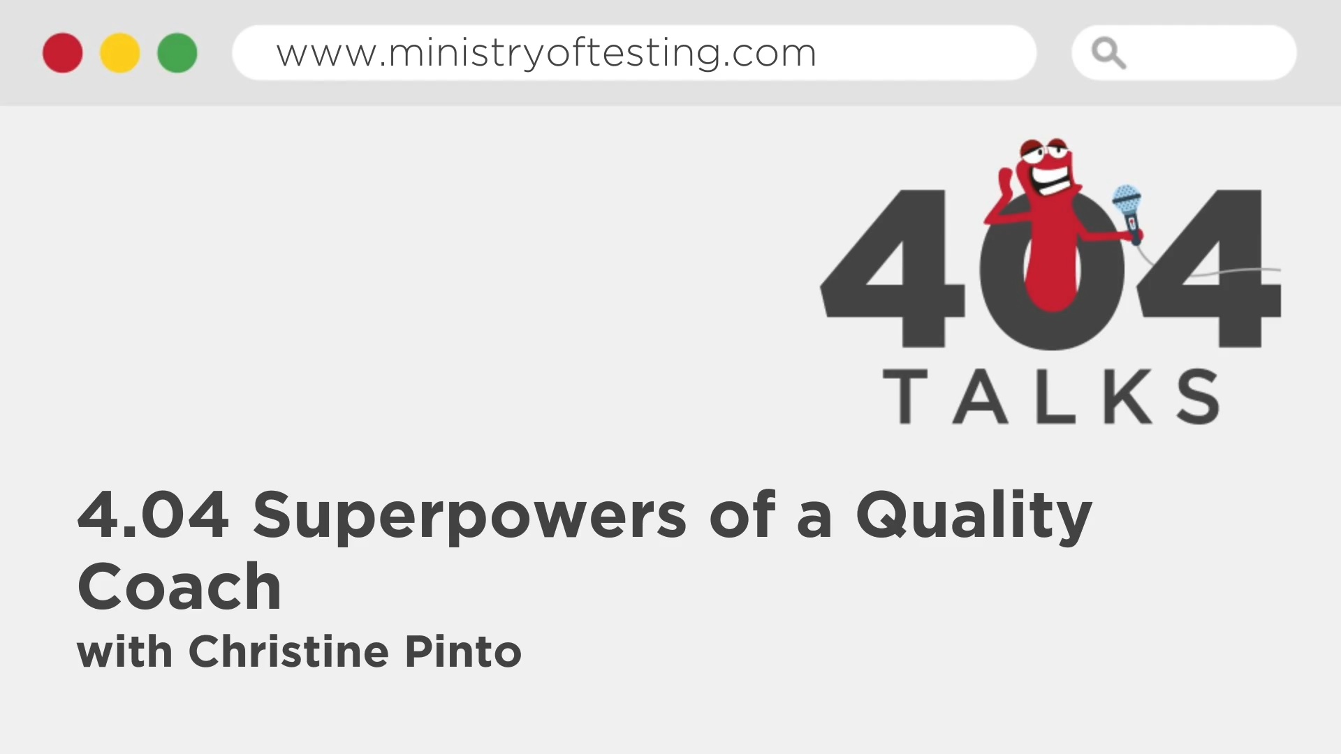 4.04 Superpowers of a Quality Coach | Ministry of Testing