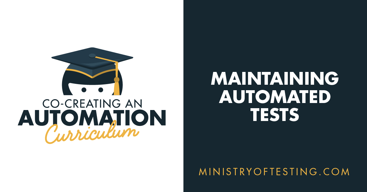 Maintaining Automated Tests Task Analysis | MoTaverse