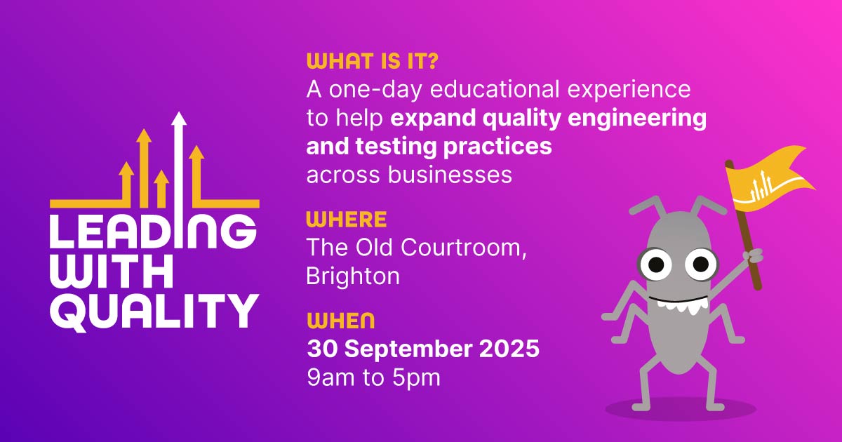 Look who is leading with quality 👀 | Ministry of Testing