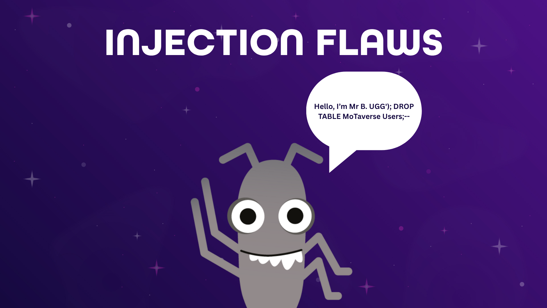 Injection Flaws | Ministry of Testing