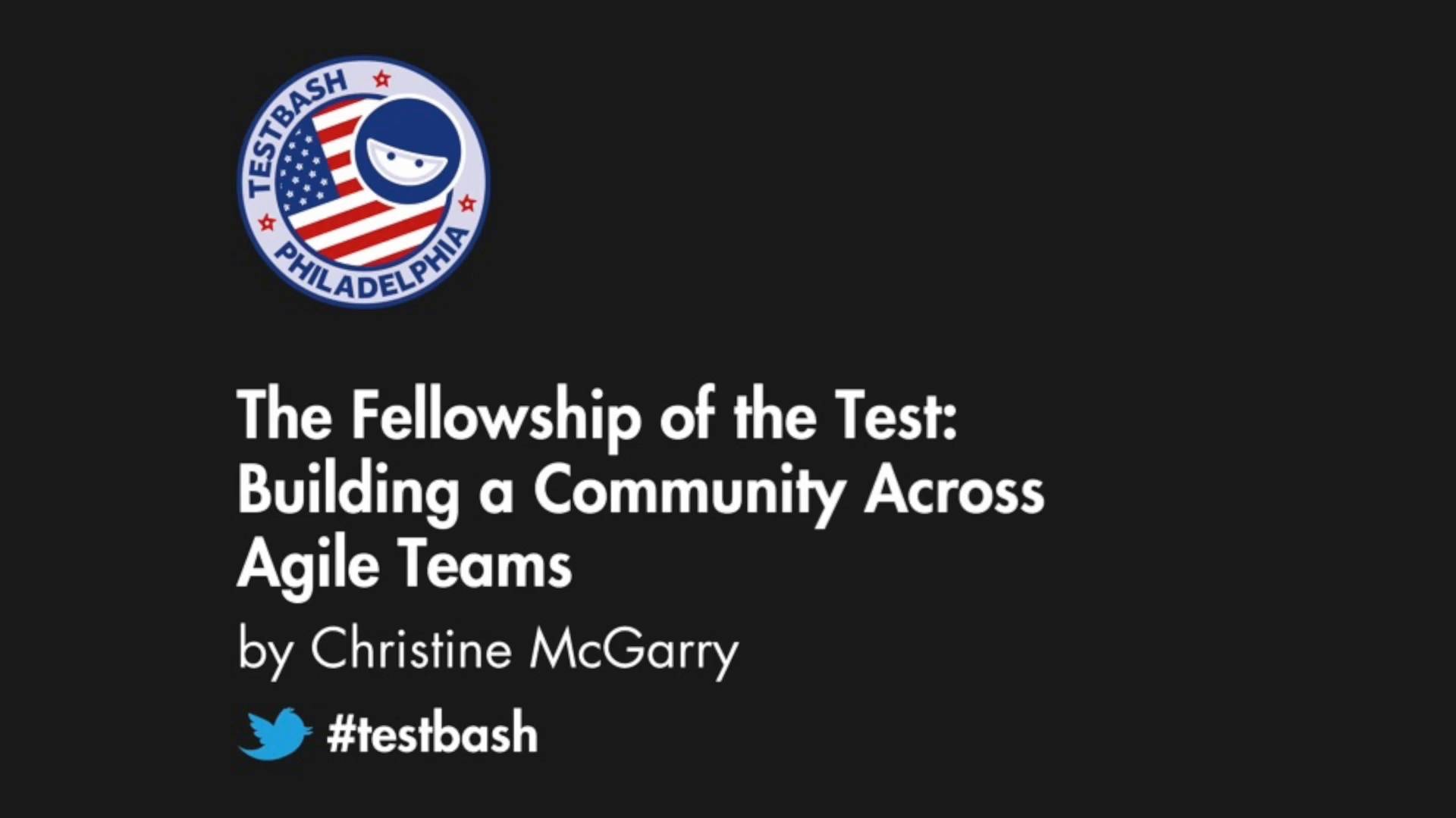 The Fellowship of the Test: Building a Community Across Agile Teams ...