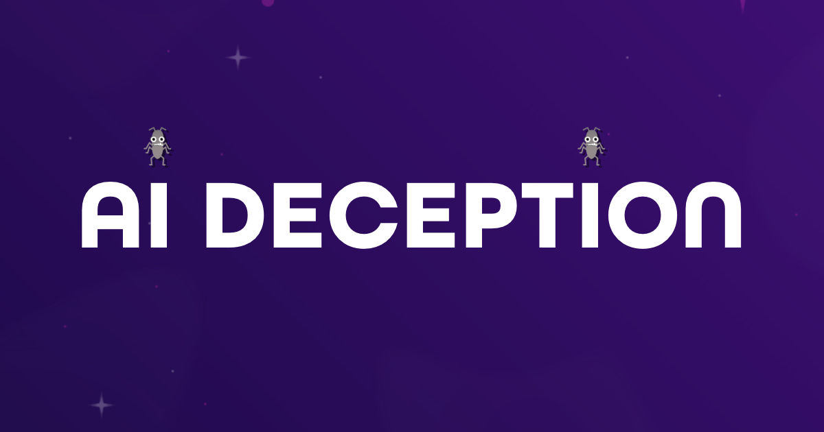 AI Deception | Ministry of Testing